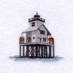 Timbalier Lighthouse Embroidery Design | EmbroideryDesigns.com