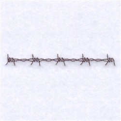 Barbed Wire Line Embroidery Design | EmbroideryDesigns.com