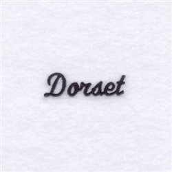 Dorset Embroidery Design | EmbroideryDesigns.com