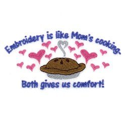 Moms Cooking Embroidery Design | EmbroideryDesigns.com