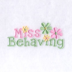 Miss Behaving Embroidery Design | EmbroideryDesigns.com