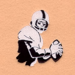 Football Player 1 Embroidery Design | EmbroideryDesigns.com
