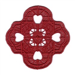 Autumn Apples Lace Embroidery Design | EmbroideryDesigns.com