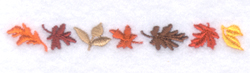 Autumn Leaves Pocket Topper Embroidery Design | EmbroideryDesigns.com