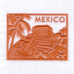 Mexico Toile Embroidery Design | EmbroideryDesigns.com