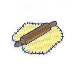 Rolling Pin Embroidery Design | EmbroideryDesigns.com