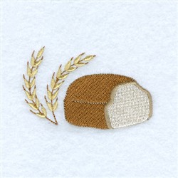 Bread Embroidery Design | EmbroideryDesigns.com