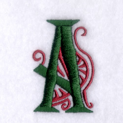 Art Deco "A" Embroidery Design | EmbroideryDesigns.com