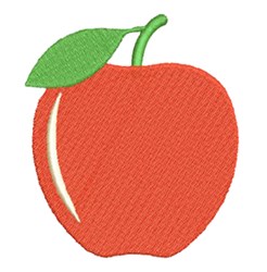 Apple Embroidery Design | EmbroideryDesigns.com