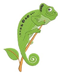 Chameleon Embroidery Design | EmbroideryDesigns.com