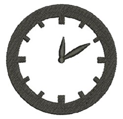 Clock Embroidery Design | EmbroideryDesigns.com