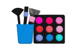 Makeup Embroidery Design | EmbroideryDesigns.com
