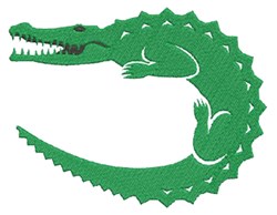 Alligator Embroidery Design | EmbroideryDesigns.com