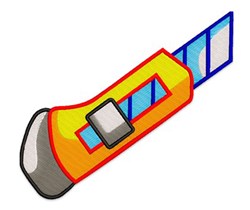 Razor Knife Embroidery Design | EmbroideryDesigns.com