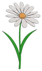 Daisy Flower Embroidery Design | EmbroideryDesigns.com