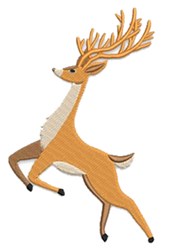 Reindeer Embroidery Design | EmbroideryDesigns.com