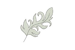Feather Embroidery Design | EmbroideryDesigns.com