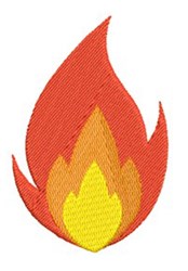Flame Embroidery Design | EmbroideryDesigns.com