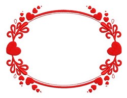 Love Frame Embroidery Design | EmbroideryDesigns.com