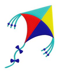 Kite Embroidery Design | EmbroideryDesigns.com
