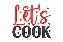 Let's Cook Embroidery Design | EmbroideryDesigns.com