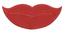 Smiling Lips Embroidery Design | EmbroideryDesigns.com