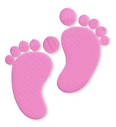 Footprints Embroidery Design | EmbroideryDesigns.com