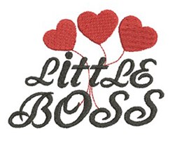 Little Boss Embroidery Design | EmbroideryDesigns.com