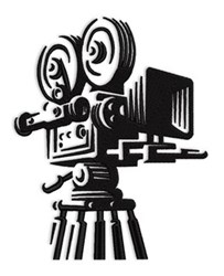 Movie Camera Embroidery Design | EmbroideryDesigns.com