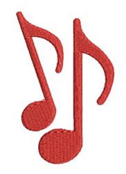 Musical Notes Embroidery Design | EmbroideryDesigns.com