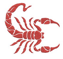 Scorpion Embroidery Design | EmbroideryDesigns.com