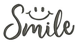 Smile Embroidery Design | EmbroideryDesigns.com