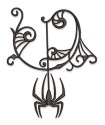 Fancy Spider Web Embroidery Design | EmbroideryDesigns.com