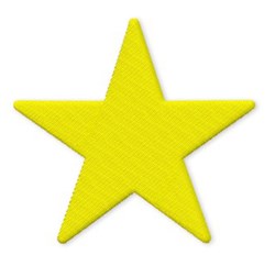 Five Point Star Embroidery Design | EmbroideryDesigns.com