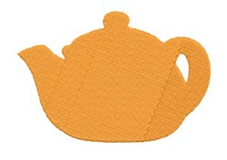 Tea Pot Embroidery Design | EmbroideryDesigns.com
