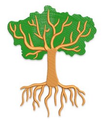 Roots Of Tree Embroidery Design | EmbroideryDesigns.com