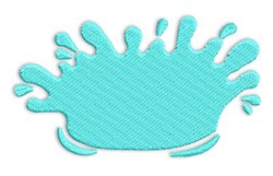 Water Splash Embroidery Design | EmbroideryDesigns.com