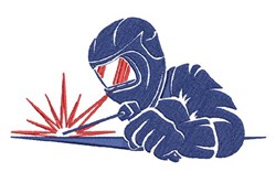 Welder Embroidery Design | EmbroideryDesigns.com