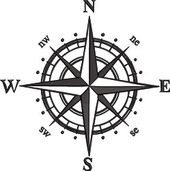 Compass Embroidery Design | EmbroideryDesigns.com