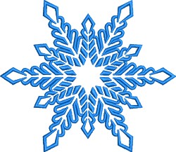 Snowflake Embroidery Design | EmbroideryDesigns.com