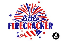 Little Firecracker Embroidery Design | EmbroideryDesigns.com