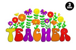Teacher Embroidery Design | EmbroideryDesigns.com