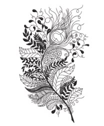 Feather Embroidery Design | EmbroideryDesigns.com