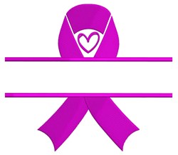 Breast Cancer Ribbon Embroidery Design | EmbroideryDesigns.com