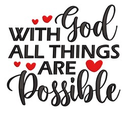 With God Embroidery Design | EmbroideryDesigns.com