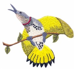 Yellowhammer Embroidery Design | EmbroideryDesigns.com