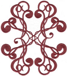 Swirls & Curls Embellishment Embroidery Design | EmbroideryDesigns.com