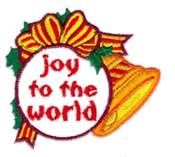 Free Joy Bell Embroidery Design | EmbroideryDesigns.com