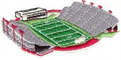 Football Stadium Embroidery Design | EmbroideryDesigns.com