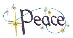 Peace Embroidery Design | EmbroideryDesigns.com